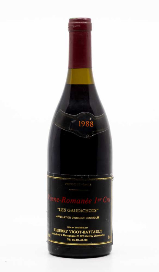 VIGOT BATTAULT - Vosne Romanée 1er Cru Les Gaudichots 1988 rouge - Vin ...