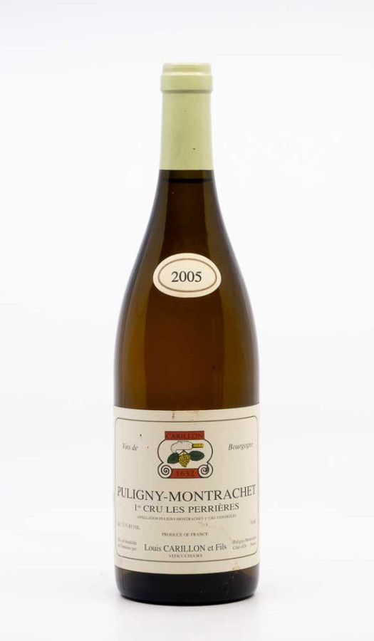 CARILLON LOUIS - Puligny Montrachet 1er Cru Les Perrières 2005 white ...